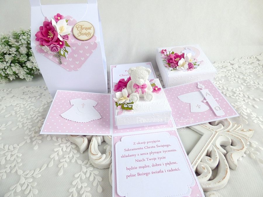 Exploding box na chrzest 238 - PRACOWNIA RĘKODZIEŁA