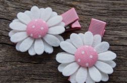 Spinki do włosów dla dziewczynek ręcznie robione - handmade - Artillo