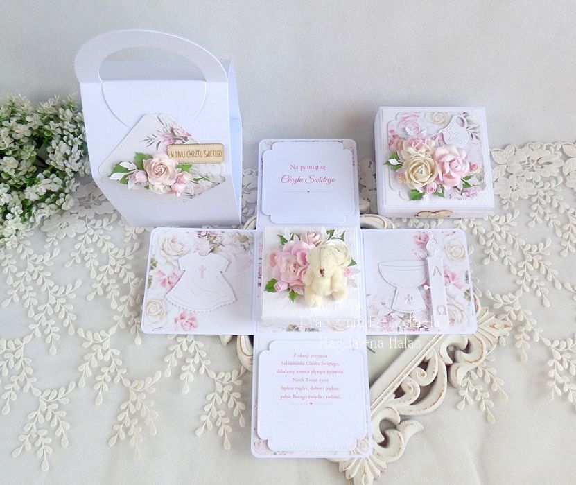 Exploding box na chrzest 292 - PRACOWNIA RĘKODZIEŁA