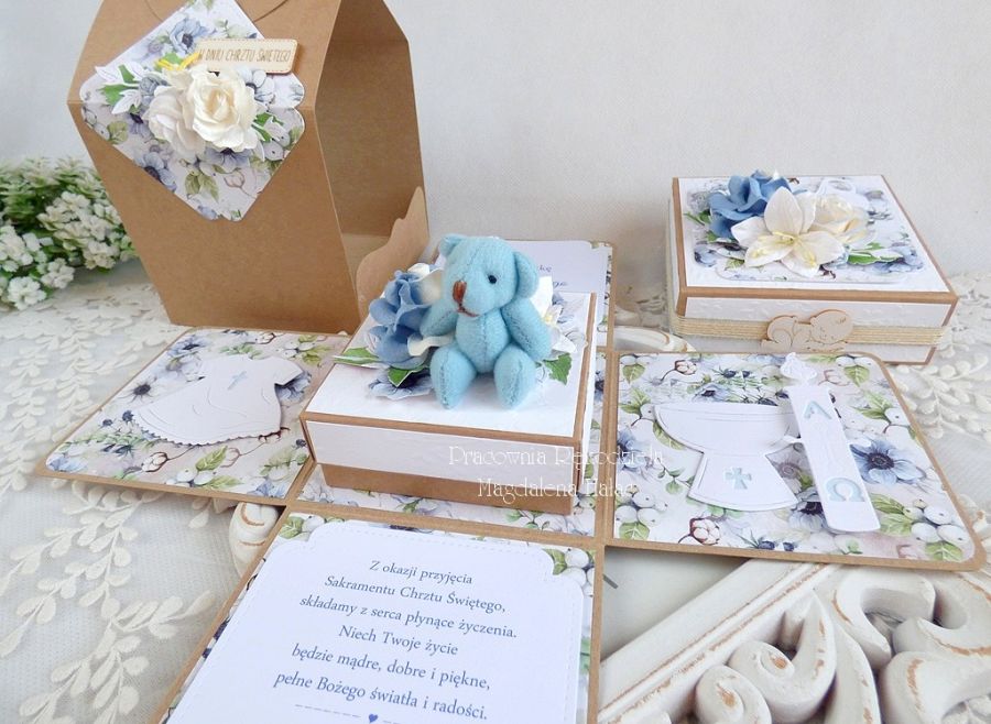 Exploding box na chrzest 291 - PRACOWNIA RĘKODZIEŁA