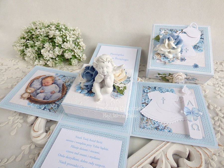 Exploding box na chrzest 307 - PRACOWNIA RĘKODZIEŁA